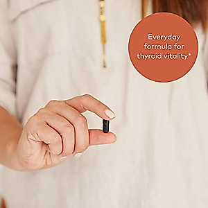 Gaia Herbs Thyroid Support - Made with Ashwagandha, Kelp, Brown Seaweed, and Schisandra to Support Healthy Metabolic Balance and Overall Well-Being - 60 Vegan Liquid Phyto-Capsules (20-Day Supply)