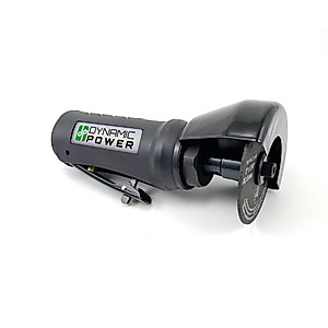 Dynamic Power 3" CUT-OFF TOOL, Air Cutter, Air Power, 20000 RPM, 3.7CFM 90 PSI 1/4"NPT, 3/8" HOSE SIZE,Cut-off Wheels, 180-degree guard, Premium Power Tool Accessories 858978