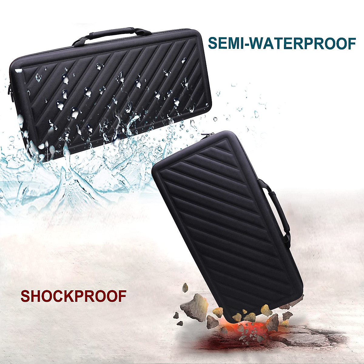 LTGEM EVA Hard Case for Pioneer DJ DJ Controller (DDJ-REV1) - Travel Protective Carrying Storage Bag, only one case is Sold (21×11×4 inch)