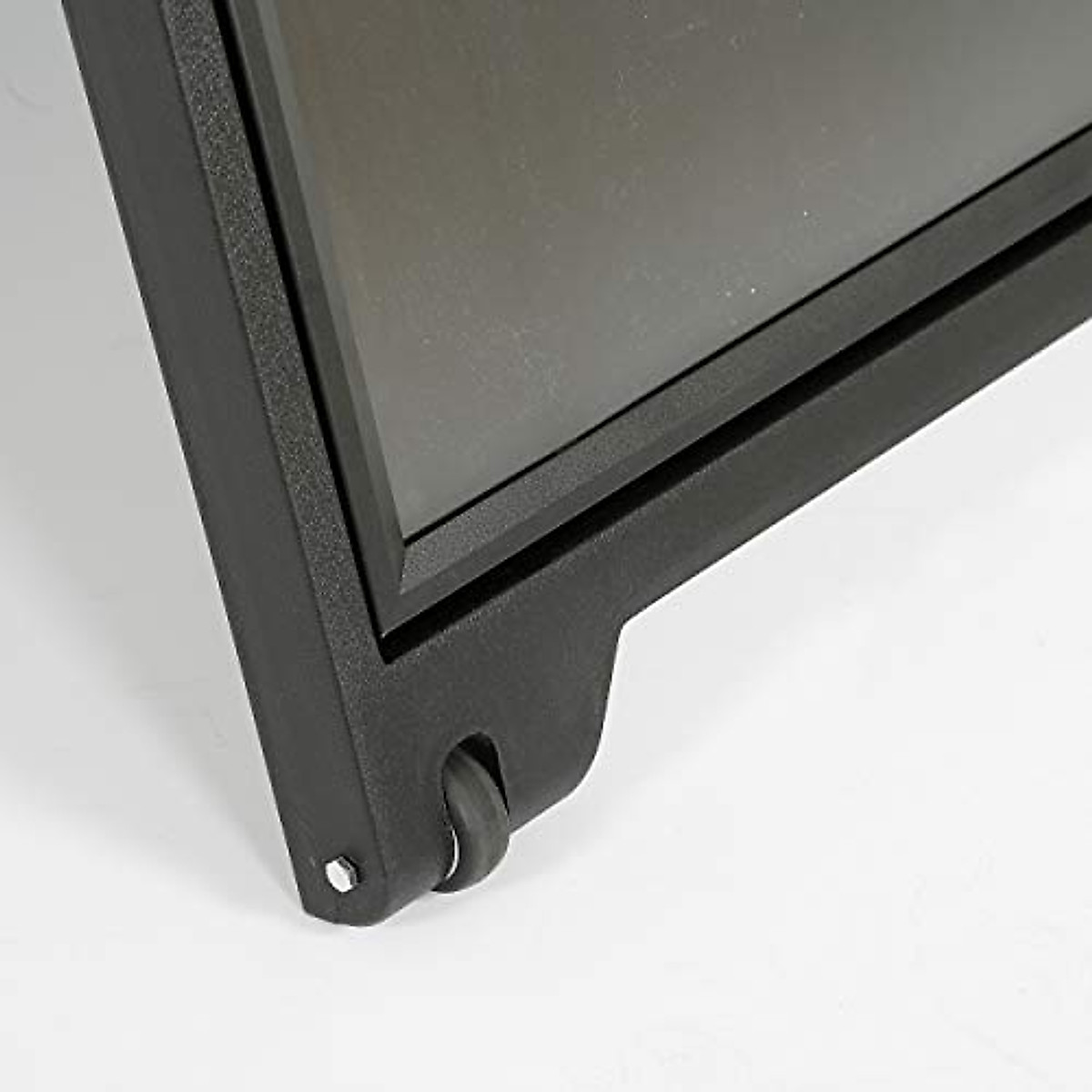 M&T Displays Street SignPro with Lens Protective Cover, 24x36 Inch Poster Black Double Sided Sandwich Board Folding A-Frame Sidewalk Curb Sign Portable Advertising Display for Restaurant Cafe