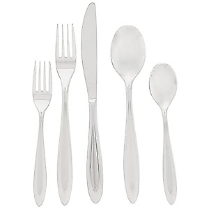 Ginkgo International Fontur 20-Piece Stainless Steel Flatware Place Setting Service for 4
