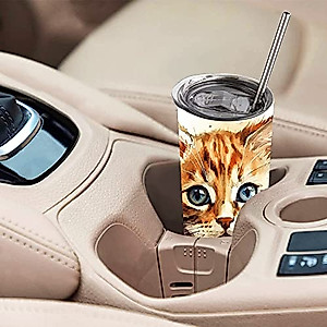 Deitybless Sublimation Tumblers bulk 20 oz Skinny,Stainless Steel Double Wall Insulated Straight Sublimation Tumbler Cups Blank White with Lid, Straw,Polymer Coating for Heat Transfer