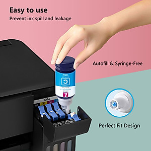 6×70ML Sublimation Ink for Epson EcoTank ET-8550 ET-8500 Printers (6 Color, BK PB C M Y K Grey)
