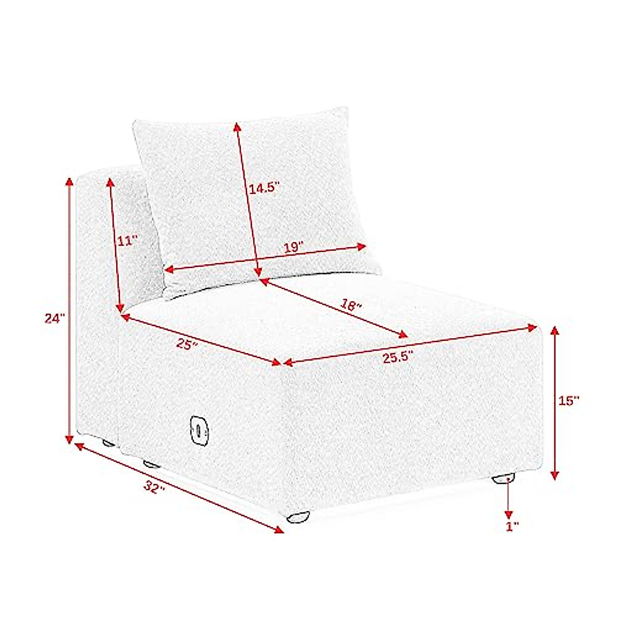 U-Shaped Stylish Comfy Sectional Sofa Couch with 2 Single Seats,Chaises and Movable Ottomans, Cloud Deep Seater Cozy Sofá Modern DIY Modular Sofa & Couch Convertible to Oversized Sleeper Sofabed