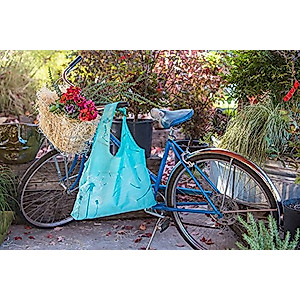 ChicoBag Vita Designer Reusable Tote Bag with Carabiner Clip | Compact Reusable Shopping Bags | Eco Friendly | Dream