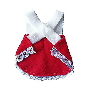 Vedem Guinea-Pigs Fleece Costumes Hamster Outfits Small Animal Clothes (S, Red)