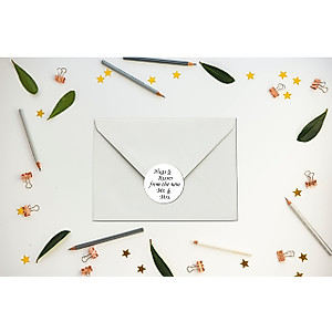 324 Hugs and Kisses from The new Mr. & Mrs. Kiss Wedding Stickers, Chocolate Drops Labels Stickers for Weddings, Bridal Shower Engagement Party Decorations, Party Favors Decor for Kisses