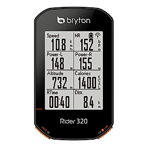 BRYTON Rider 320E GPS Cycle Computer, Black