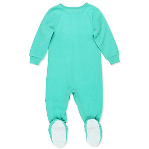 CoComelon JJ Little Star Toddler Infant Footed Blanket Sleeper Pajamas (24M, Teal)