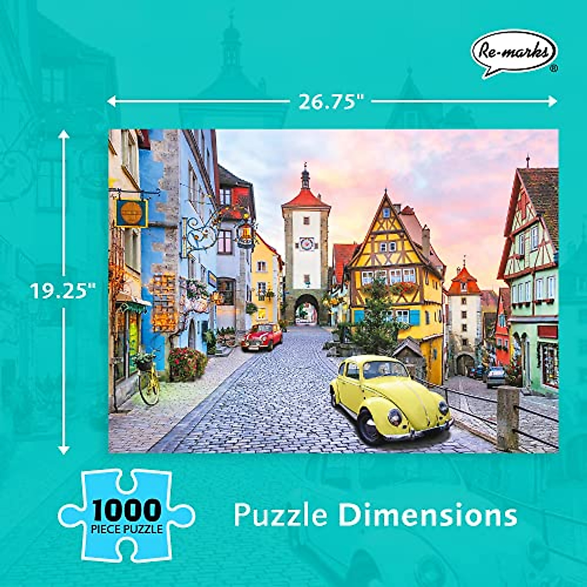 Re-marks Bavaria Photo Jigsaw Puzzle, 1000-piece Puzzle for All Ages