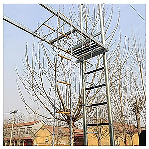 FGQCBBYC Safety Rope Ladder,Fire Escape Ladder, Emergency Fire Escape Ladder, Escape Ladder Lifeline Ladder Outdoor Nylon Soft Ladder for Home Climbing Engineeaerial Work/6M/20Ft