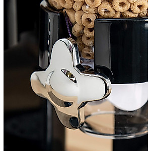 WRODA Food Dispenser Cereal Containers Storage Dispenser Food Storage Container Cereal Dispenser Countertop For Candy Nut Grain Granola Snack