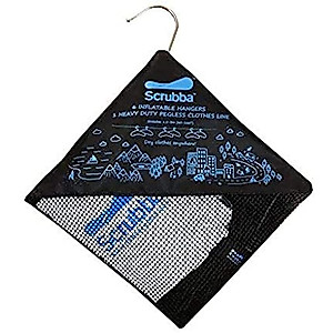 Scrubba Drying Combo - Portable, Compact Clothes Drying Kit for Travel, Camping, Hiking
