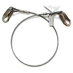 Guardian 10430 3-Foot Galvanized Cable Choker Anchor with Snaphook Ends
