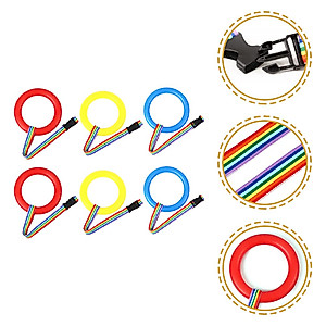 NUOBESTY 6pcs Walking Rope Kids Handles Safety Preschool Line Rope Extendable and Adjustable Handles Walking Rope for Toddlers