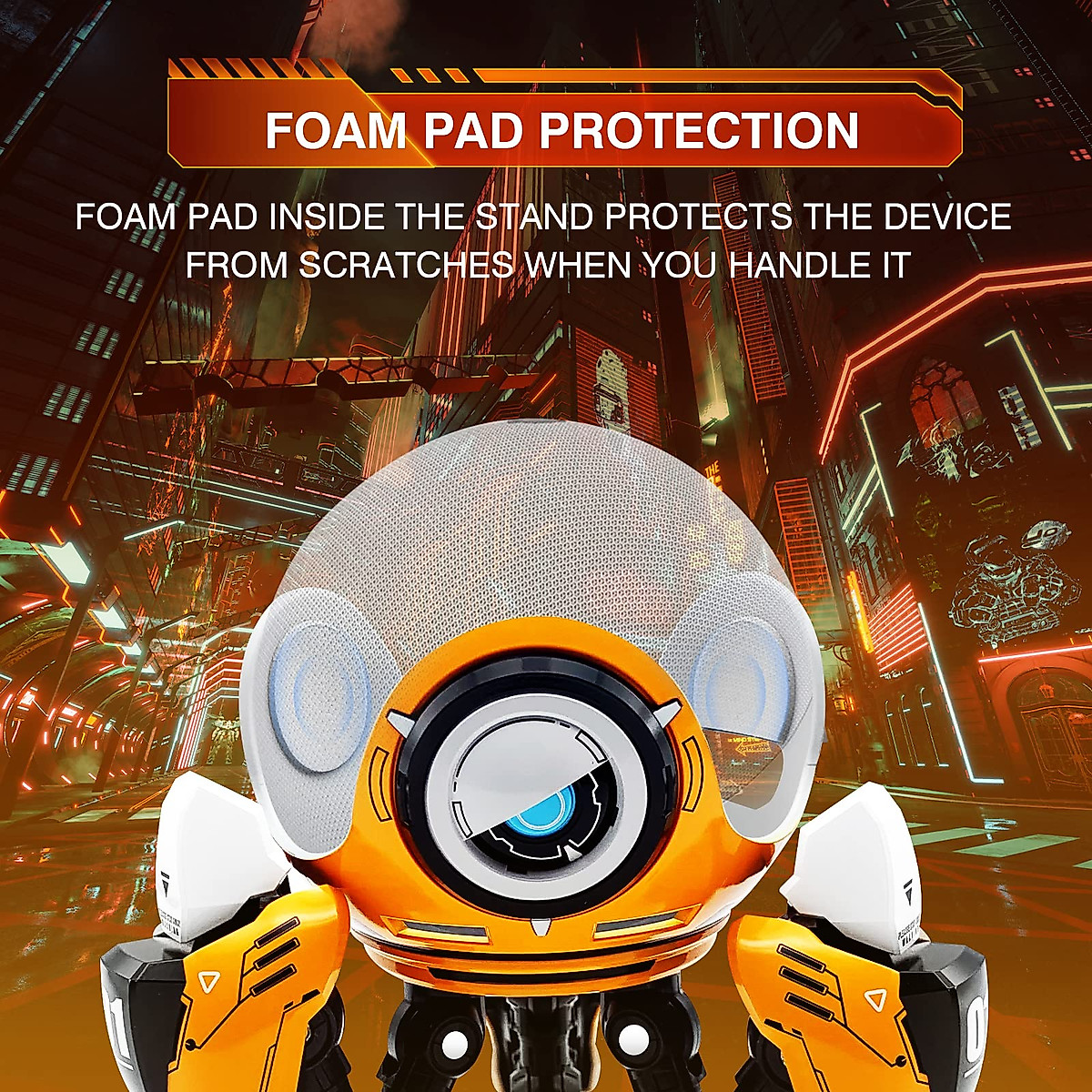 Stand Holder for Echo Dot 5th 4th Generation, Speaker Stand Mount for Dot 5th 4th Gen Kids, ABS Dot Accessoris, Homepod Mini, No Sound Microphone Interference.