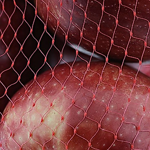 Royal Red Plastic Mesh Produce and Seafood Bag, 24 Inch, Package of 1000