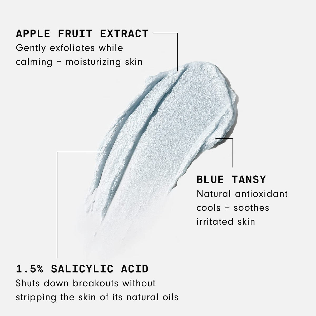 Versed Keep The Peace Calming Cream Cleanser - Gentle, Non-Drying Foaming Cleanser with Salicylic Acid - Daily Face Wash Helps Reduce Blemishes Without Stripping Skin - Vegan (4 fl oz)