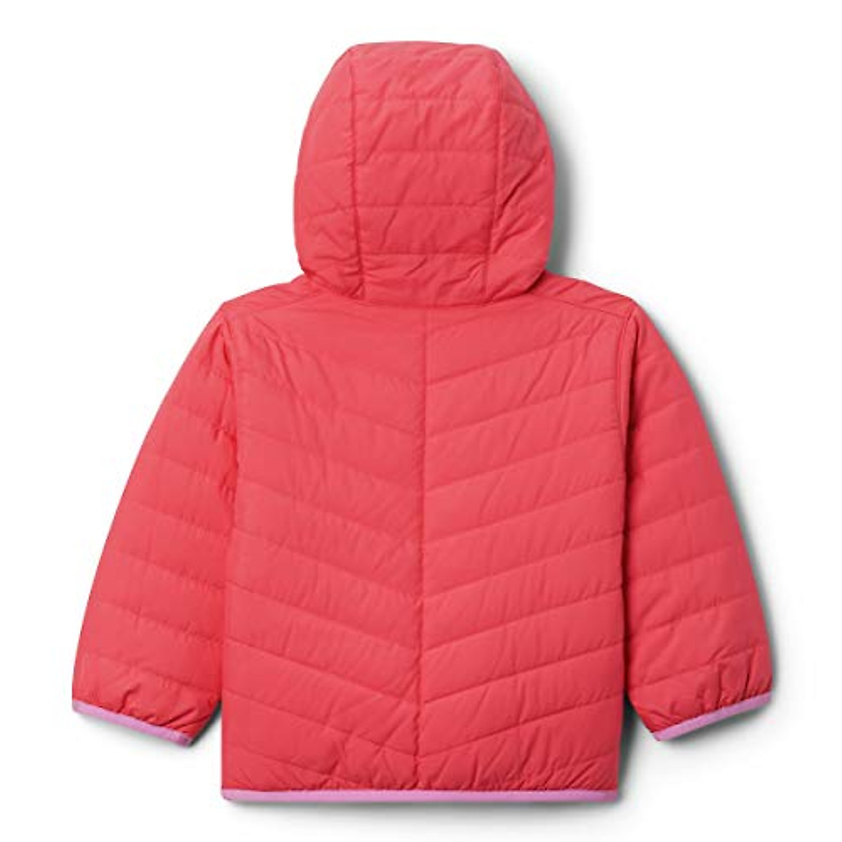 Columbia Toddler Girls Double Trouble Jacket, Bright Geranium/Pink Orchid, 2T