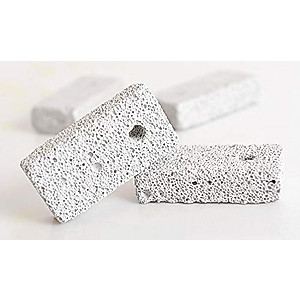 Toukerouc 10 Pack Hamster Teeth Grinding Lava Stones, Small Animal Chew Stone Toys, Lava Bites, Hamster Chew Stones Treats Teeth Grinding Block for Chinchilla Guinea Pig Rabbit Bird Parrot (10 Pack)