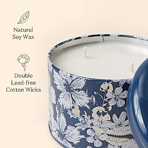 LA JOLIE MUSE Shore Breeze & Sage Scented Candle, 14.1 oz Large Candles Gifts for Women, 2 Wicks Candle for Home Scented, 50 Hours Long Burning