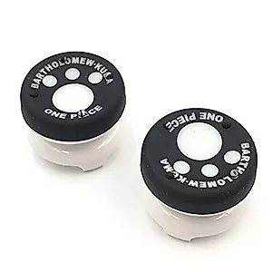 2 Pcs Analog Joystick Stick Cap Thumbstick Thumb Grip Cover Case for PS4 PS3 Xbox One Xbox 360 Controller (White)