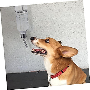 HEALEEP Automatic Watering Bottle for Pet Hanging Feeder Dispenser for Rabbit Cat Bird Pet Supplies Ball Touch Design Large Size