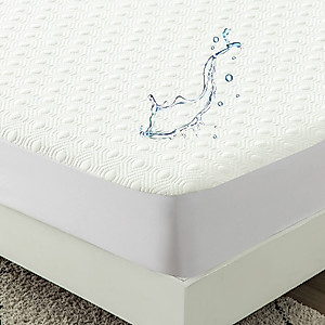 Waterproof RV Bunk Mattress Protector for 30 x 75 Narrow Twin or Camper Bed Cooling Bamboo Viscose Jacquard Cot Size Matress Cover
