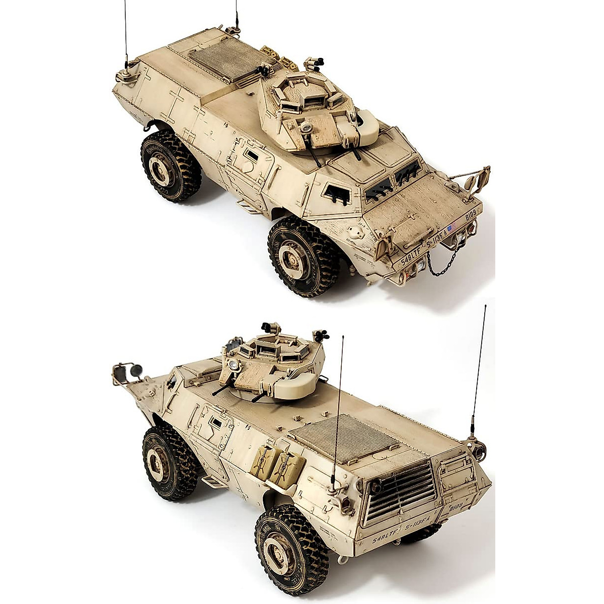 Academy Hobby Model Kit 1/35 U.S Army M1117 Guardian ASV Four Wheel Armored Car 13550