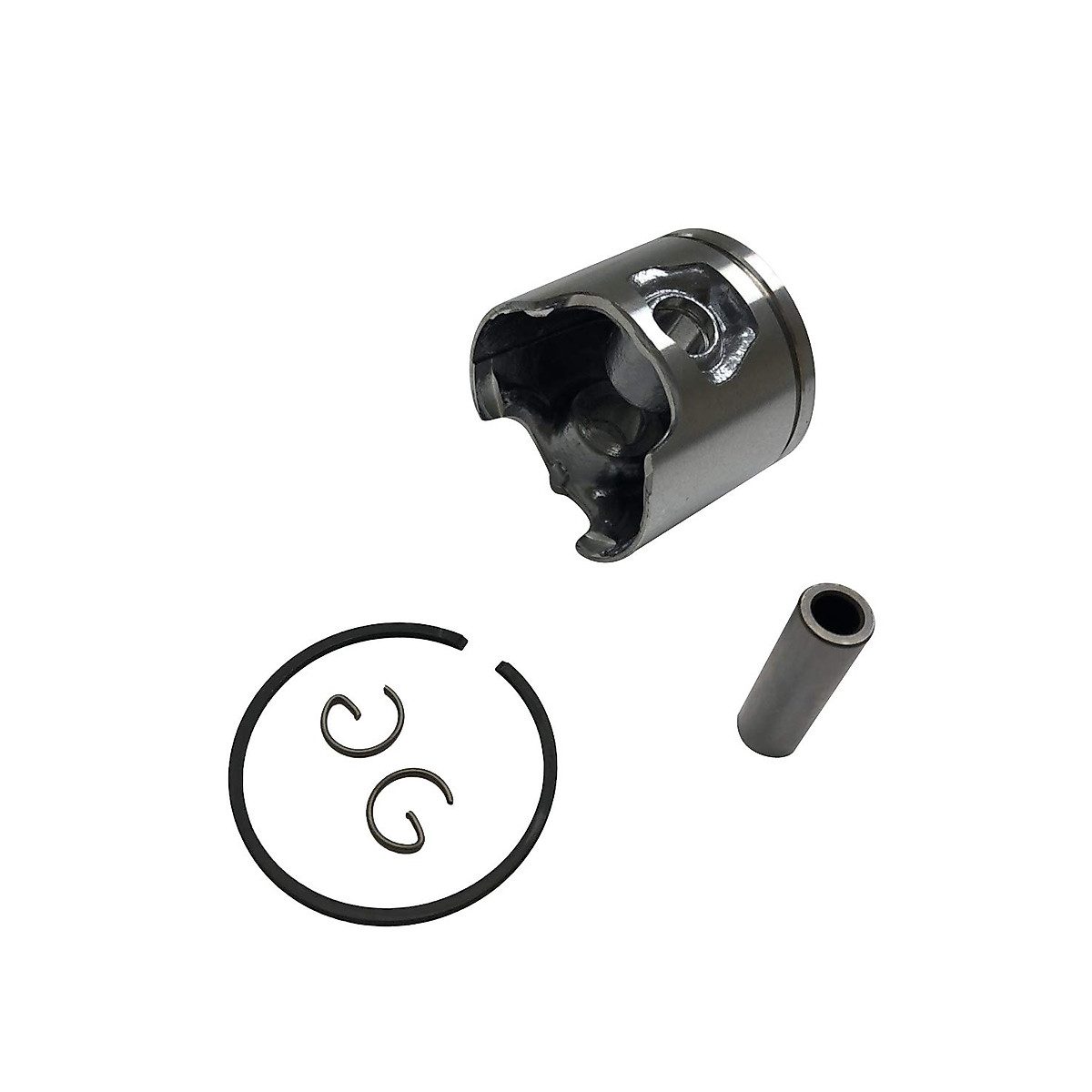 EngineRun 44MM Piston & Piston Ring Kit Compatible With Husqvarna 340 343 345 346 xp 350 353 Chainsaw OEM 503907371