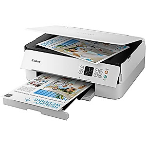 Canon Wireless Pixma Inkjet All in One Printer with Scanner - High Resolution Fast Speed Printing Compact Size Up to 4800x1200 DPI Color Resolution, Bonus Set of NeeGo Ink and 6 Ft Printer Cable