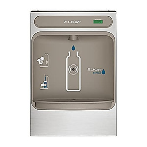 Elkay EZWSSM EZH2O Surface Mount Bottle Filling Station, Non-Filtered, Non-Refrigerated, Stainless