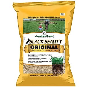 Jonathan Green 10315 Black Beauty Grass Seed Mix, 25-Pound