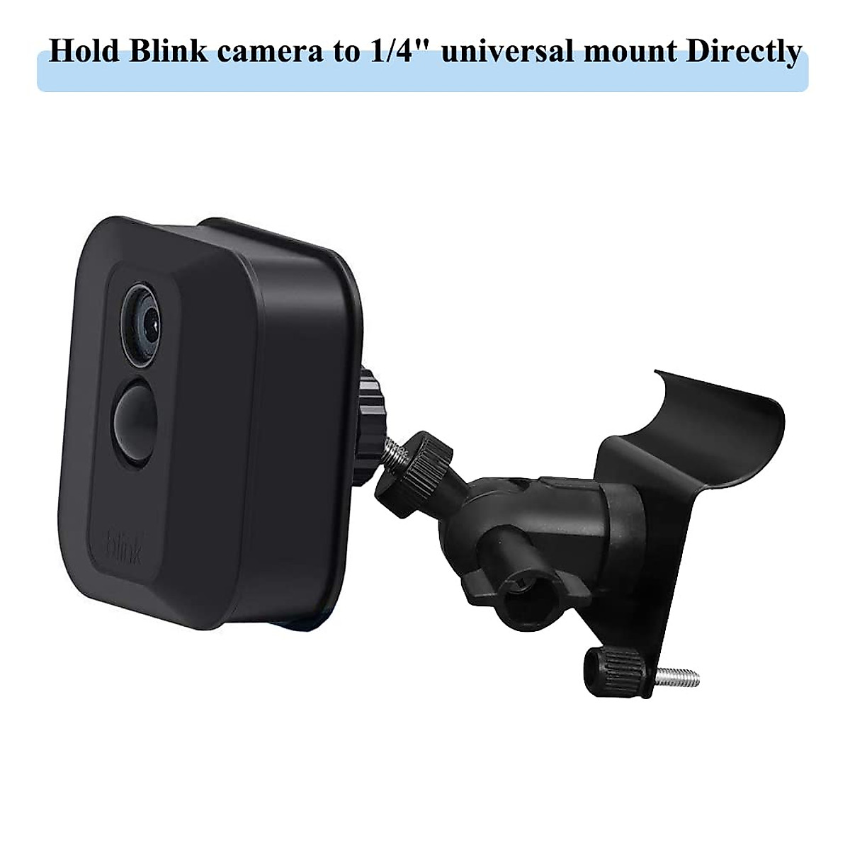 MANWU Mount Bracket Adapter Converter Connector for All-New Blink Outdoor Indoor XT2/XT Security Camera,Attachment That Holds Blink Camera to 1/4" Universal Mount (5 Pack Black)…