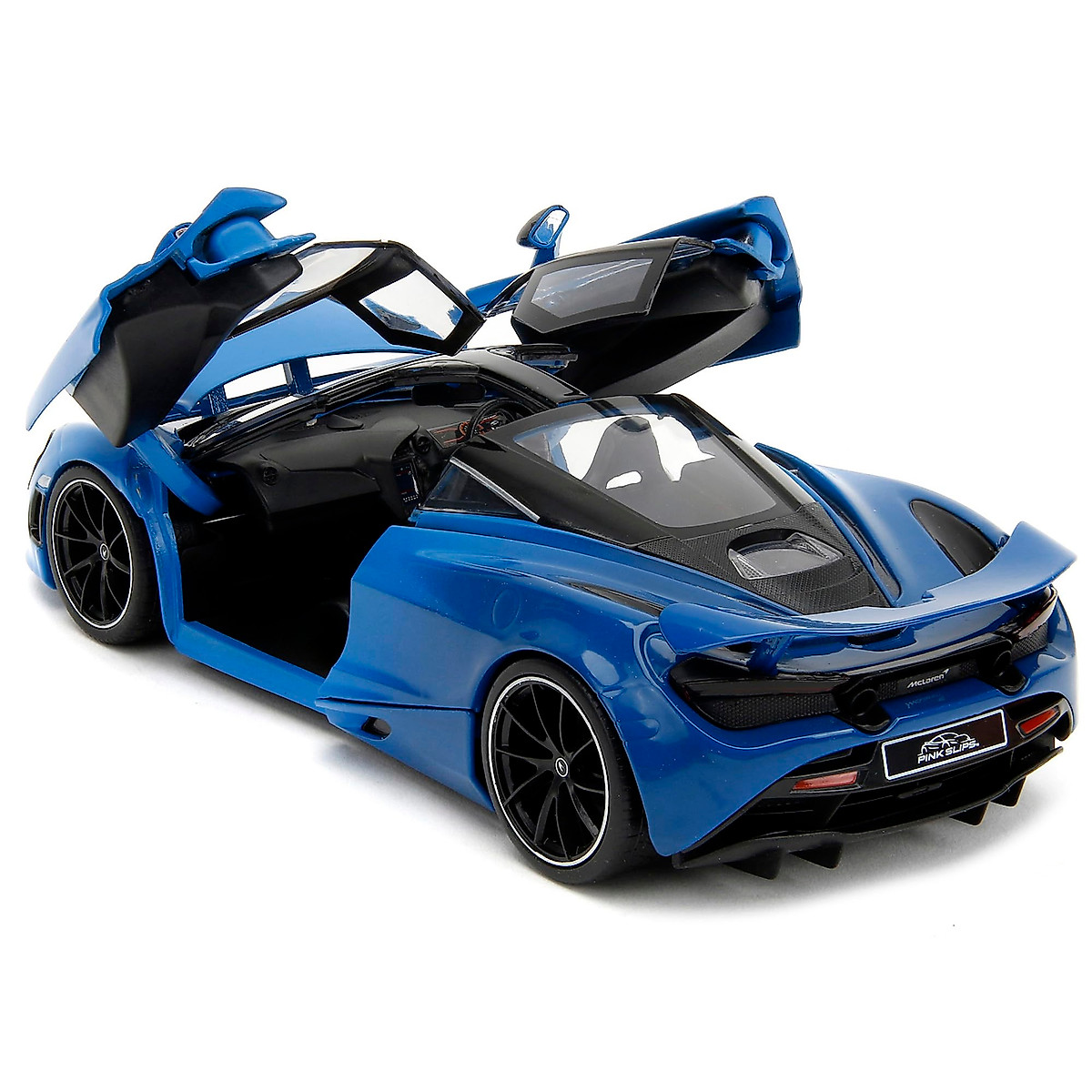 720S Blue and Dark Blue with Black Top Pink Slips Series 1/24 Diecast Model Car by Jada 34850