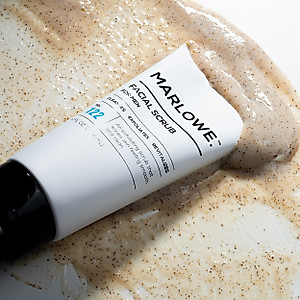 MARLOWE. No. 123 Men's Facial Moisturizer and No. 122 Facial Scrub Skincare Pack | Exfoliating Face Wash and Lightweight Daily Face Cream | Suitable for Dry and Oily Skin | Natural Ingredients