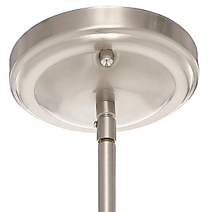 Hampton Bay 1-Light Brushed Nickel Mini Pendant