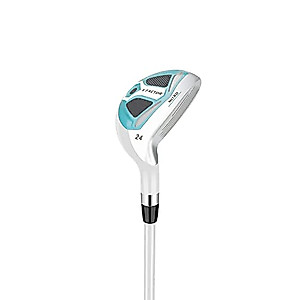 Nitro X Factor 13 Piece Golf Set All Graphite Ladies, Right Handed, Teal/Silver, Large