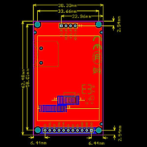 DIYmalls 1.8" inch TFT LCD Display Screen Module SPI Interface ST7735S 128x160 w/SD Card Slot for Arduino U NO Mega-2560