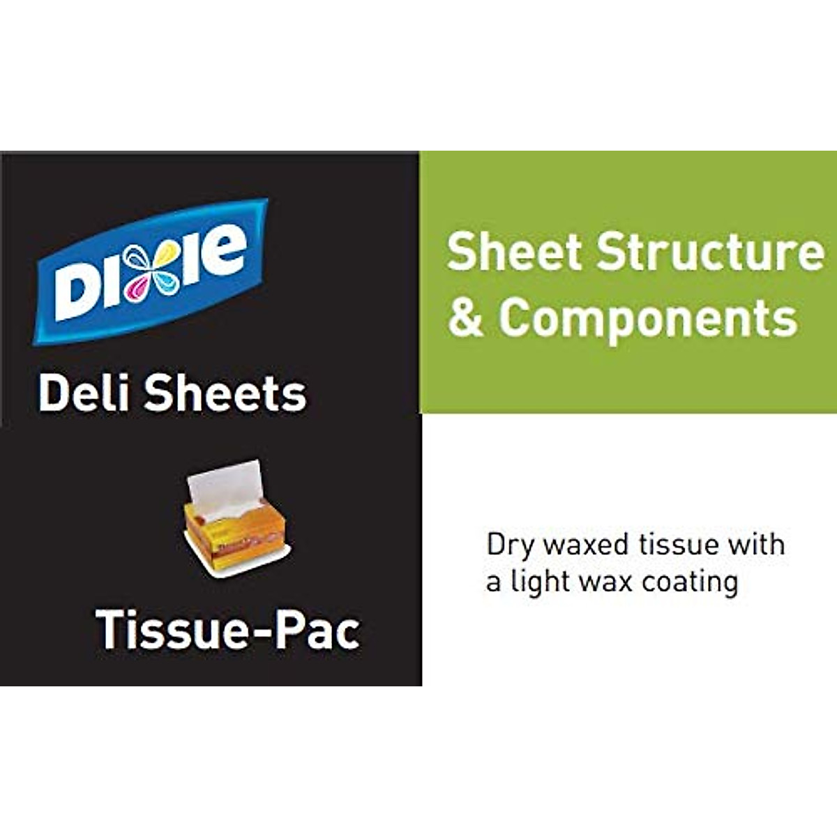Serve-A-Wax, 892045, White, Interfold Bakery Tissue Sheets 5.5" Width x 9" Length by GP PRO (Georgia-Pacific) (20 Boxes, 100 Sheets Per Box)