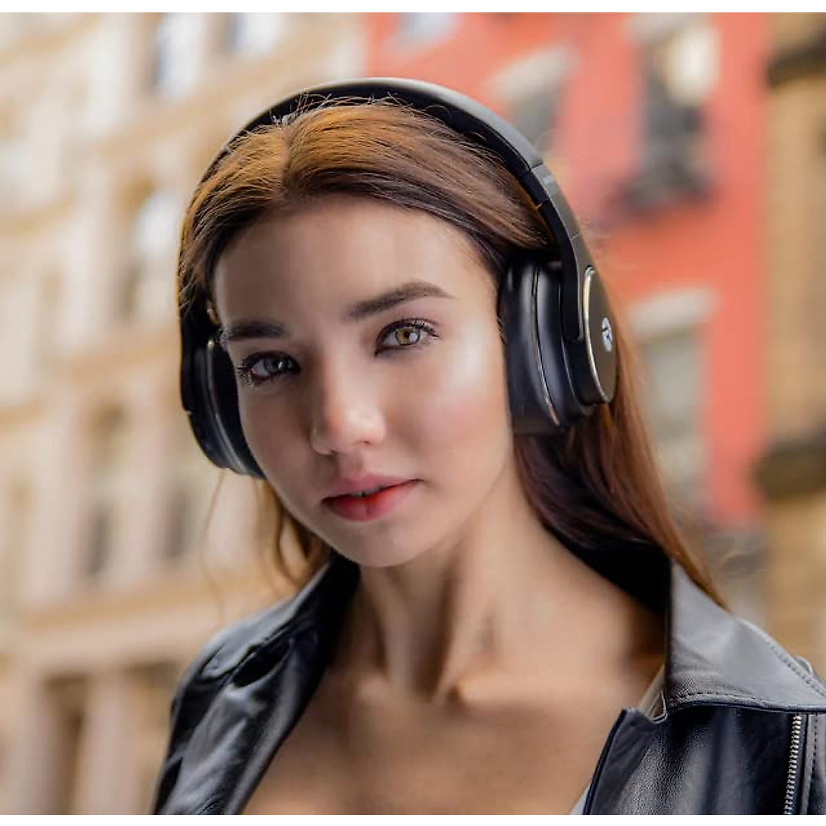 Raycon The Everyday Wireless Bluetooth Over Ear Headphones, with Active Noise Cancelling, Awareness Mode and Built in Microphone, IPX 4 Water Resistance, 38 Hours of Battery Life (Black)