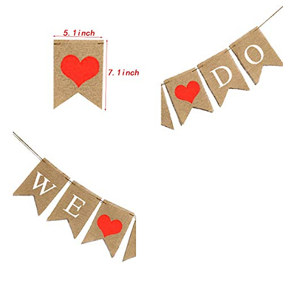 WE Still DO Burlap Banner | Engagement Bunting｜Marriage ｜Wedding Anniversary Party Decorations Supplies