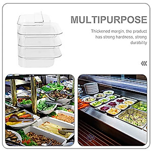 IMIKEYA Cupcake Holder Serving Trays: Kitchen Preparation Trays Stackable Food Prep Rack Organizer with Pull Out Drawers 3 Tier Meal Prep Containers White Cupcake Stand