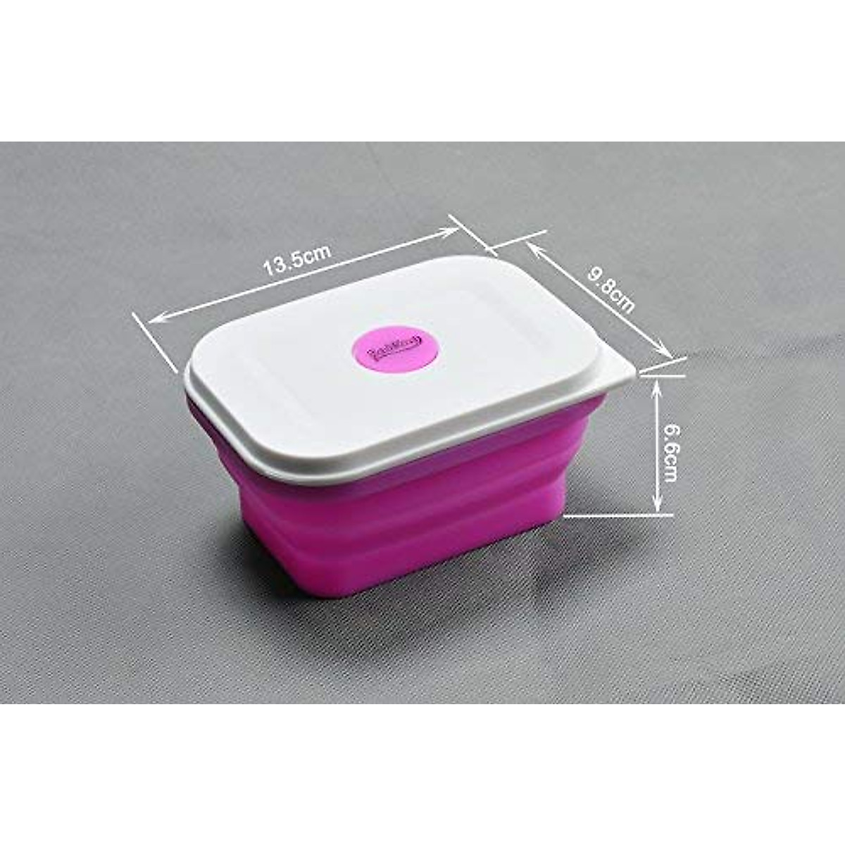Sailing Premium Collapsible Silicone Lunch Box/Container, Super Convenient Stackable Food Storage Containers, Material Safe (Set of 4 with Silicone Cover, Multi Color)