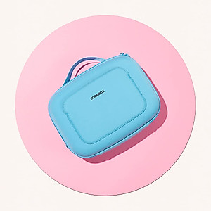 Corkcicle Crushproof Cooler Lunch Box, Reuseable Water Resistant Insulated Lunch Box, Perfect for Traveling with Wine, Beer, Ice Packs, and Lunches, Santorini Neoprene, Back to School