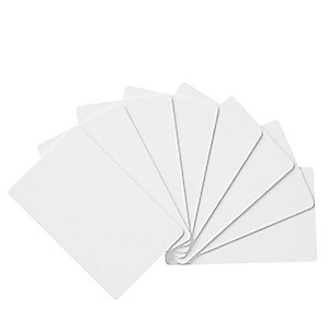 Gialer 100 Pack 1K RFID Smart Intelligent Cards Compatible with Mifare Classic 1K 13.56MHz 14443A Card White Card Hotel Key Cards Access Control Card Printable on Card Printers