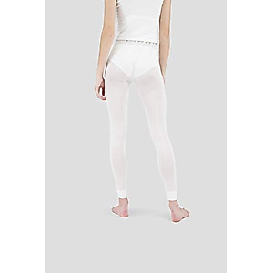 Terramar Women's Thermasilk Pointelle Pant, Natural, Medium