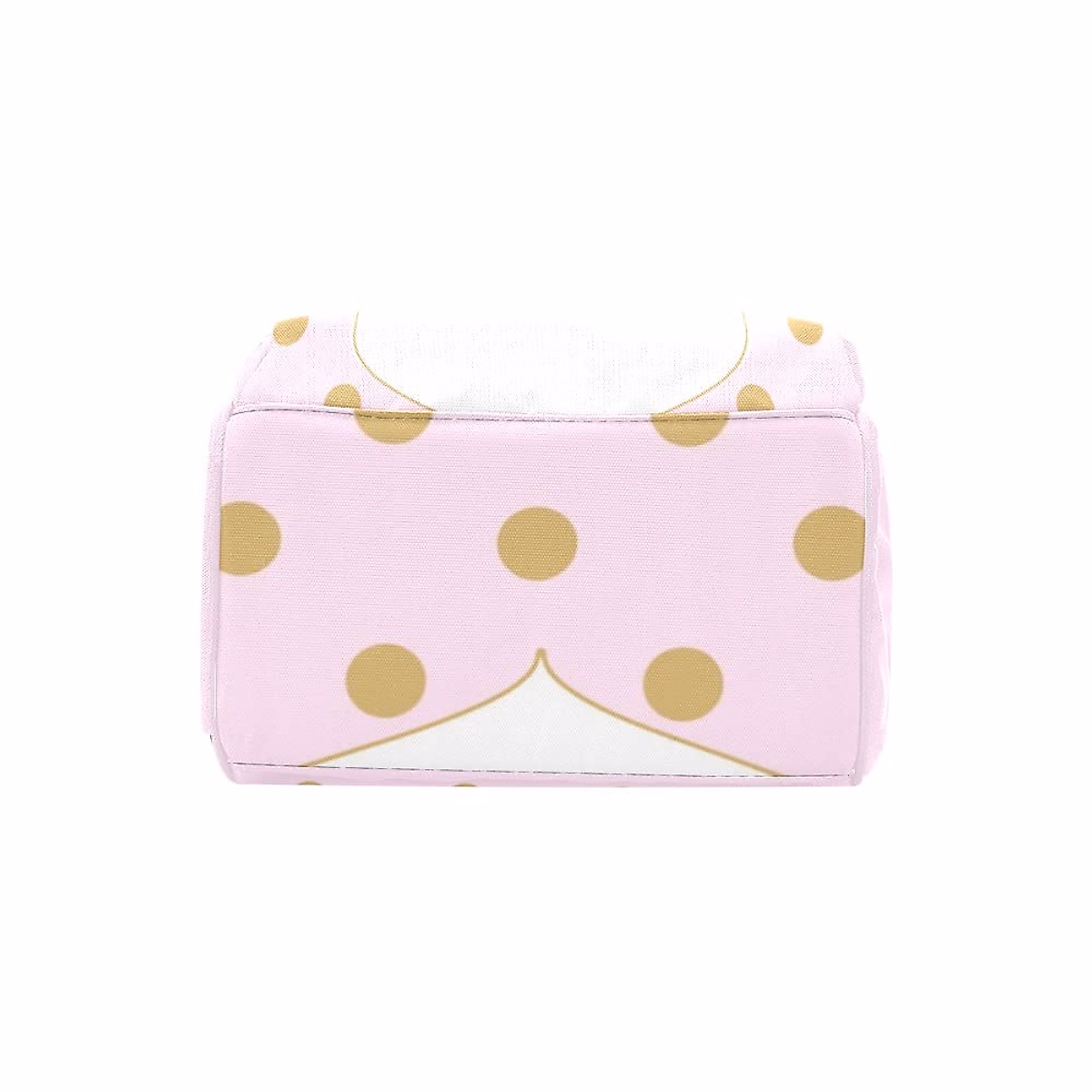 NZOOHY Pink Royal Crown Princess Personalized Name Diaper Bag Tote, Custom Waterproof Nursing Baby Bag Mummy Backpack for Mom Travel Outdoor