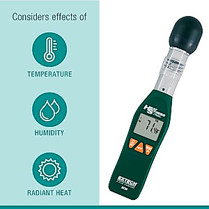 Extech HT30 Heat Stress WBGT Meter , black