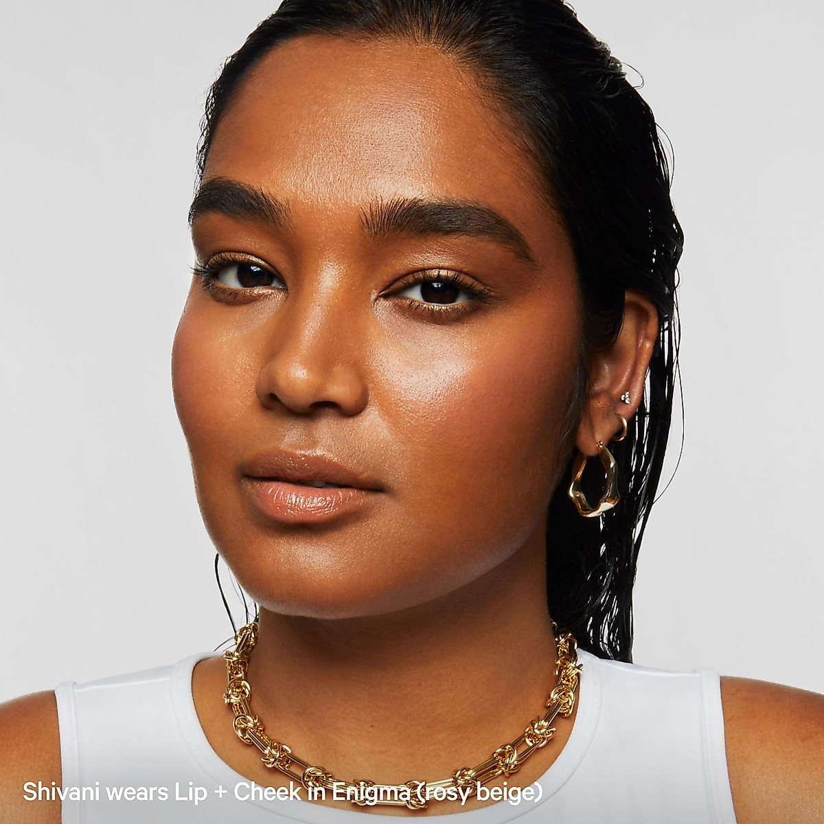 Milk Makeup Lip + Cheek, Enigma (Rosy Beige) - 0.21 fl oz - Cream Blush & Lip Color - Buildable & Blendable - 1,000+ Swipes Per Stick - Non-Comedogenic - Vegan, Cruelty Free